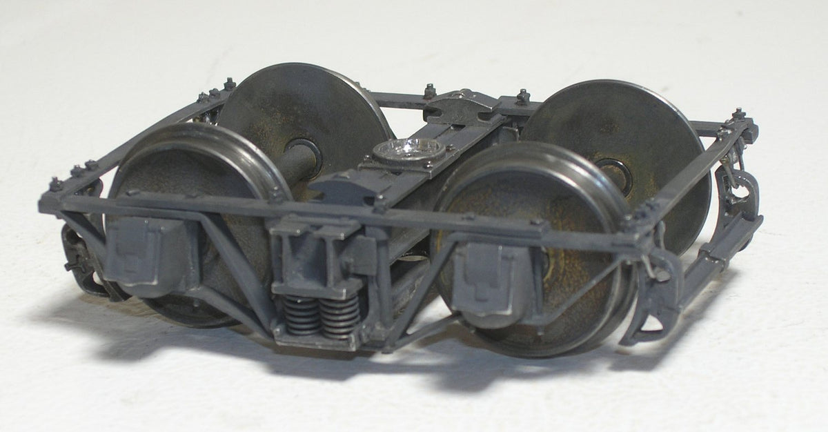 West Side Lumber Co. 4' trucks (kit) for 38' skeleton log car ...