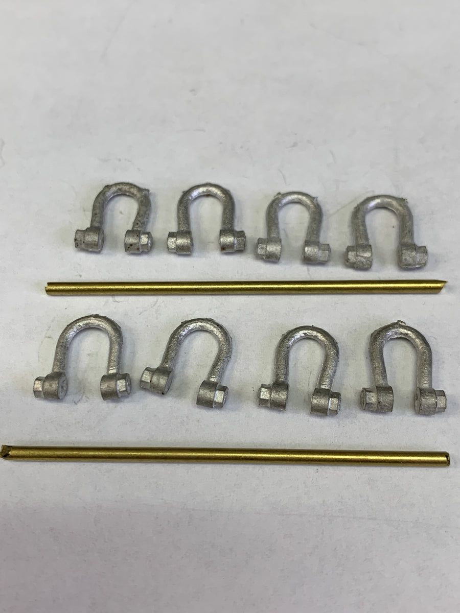 MEDIUM SHACKLES W/PINS (8) – ozarkminiatures